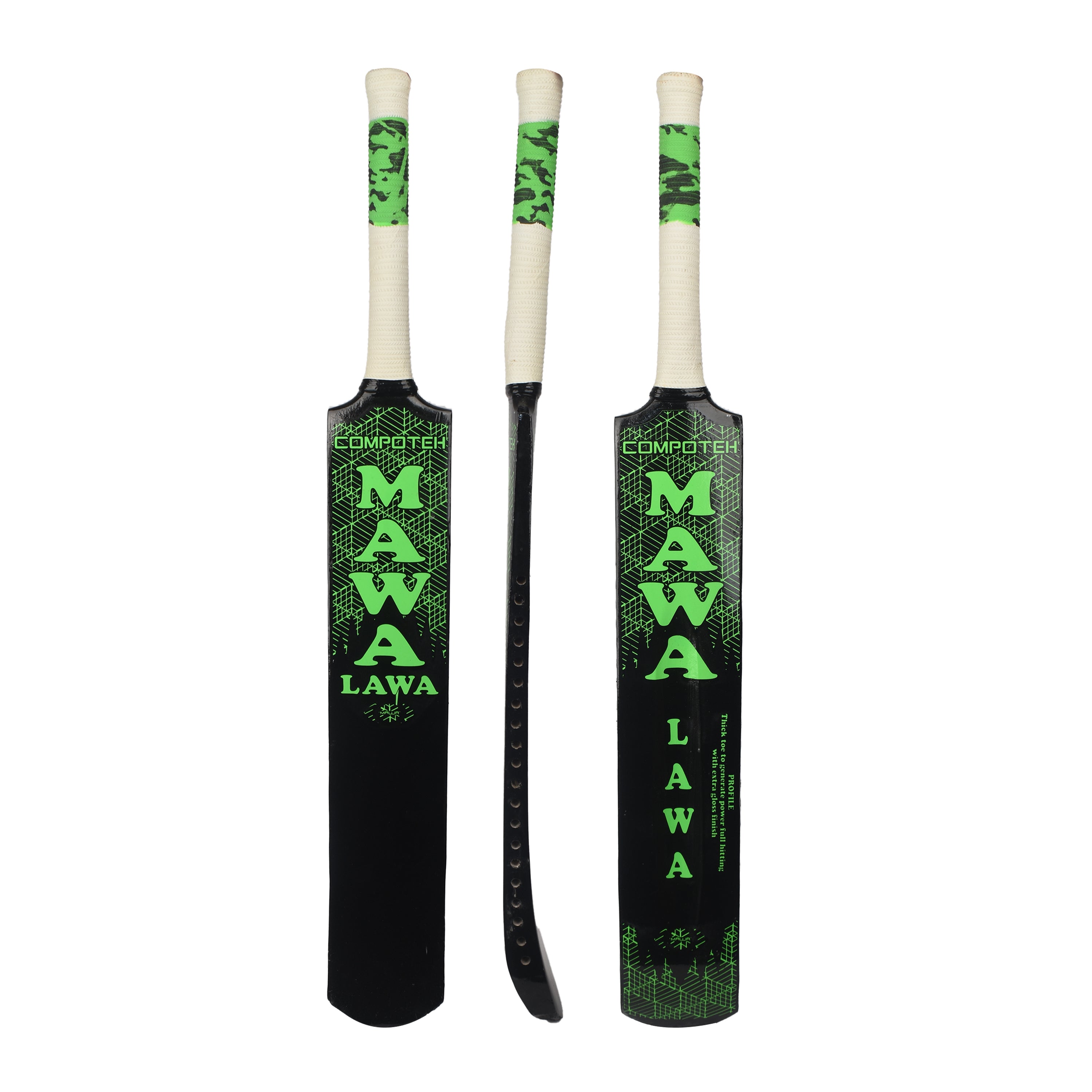 MAWA Tennis Ball Bat - Lawa Black – Apollo Sports