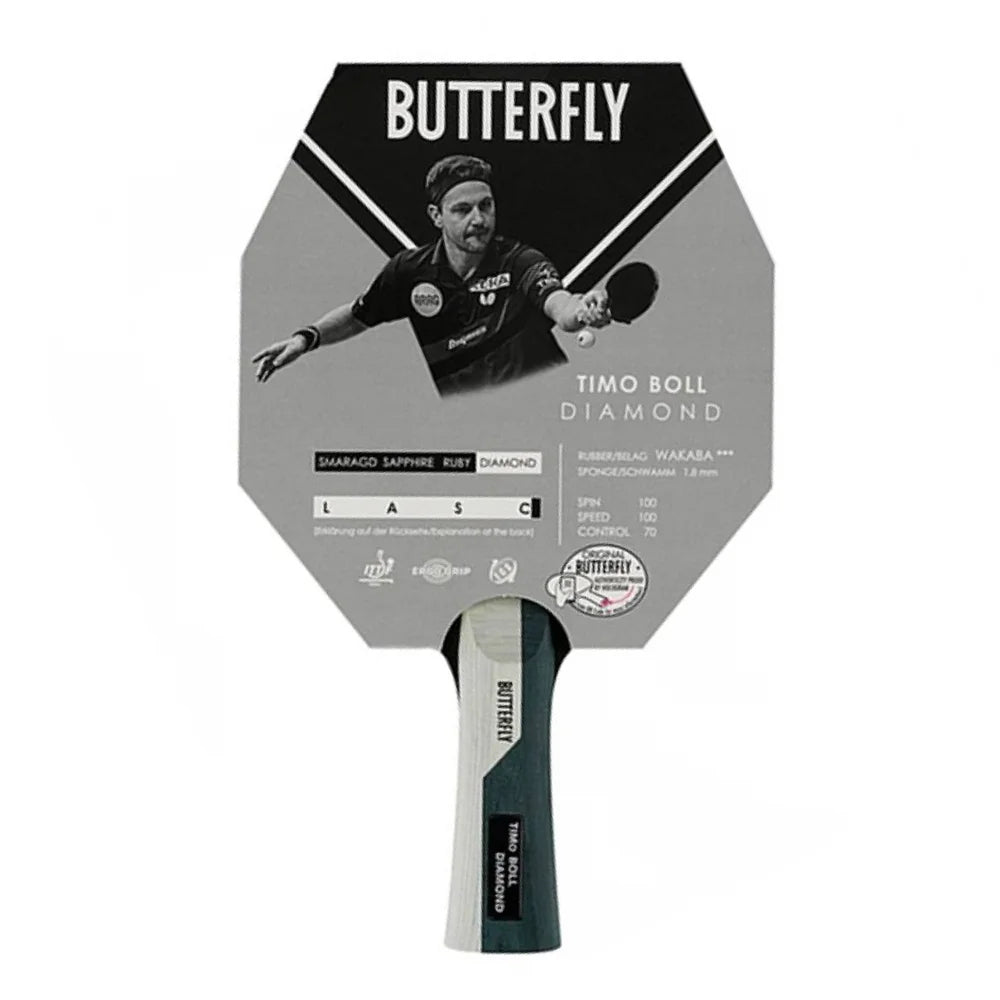 Butterfly Table Tennis Racket Timo Boll Diamond – Apollo Sports