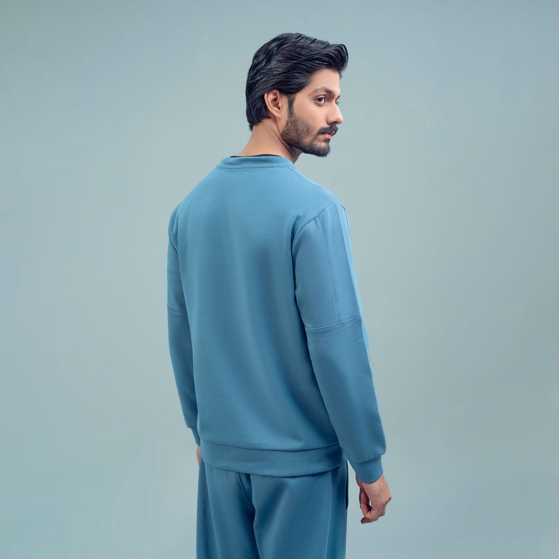 APOLLO Sweatshirt Men's - Cotton Knitted 2511 102 192412 Light Blue ...