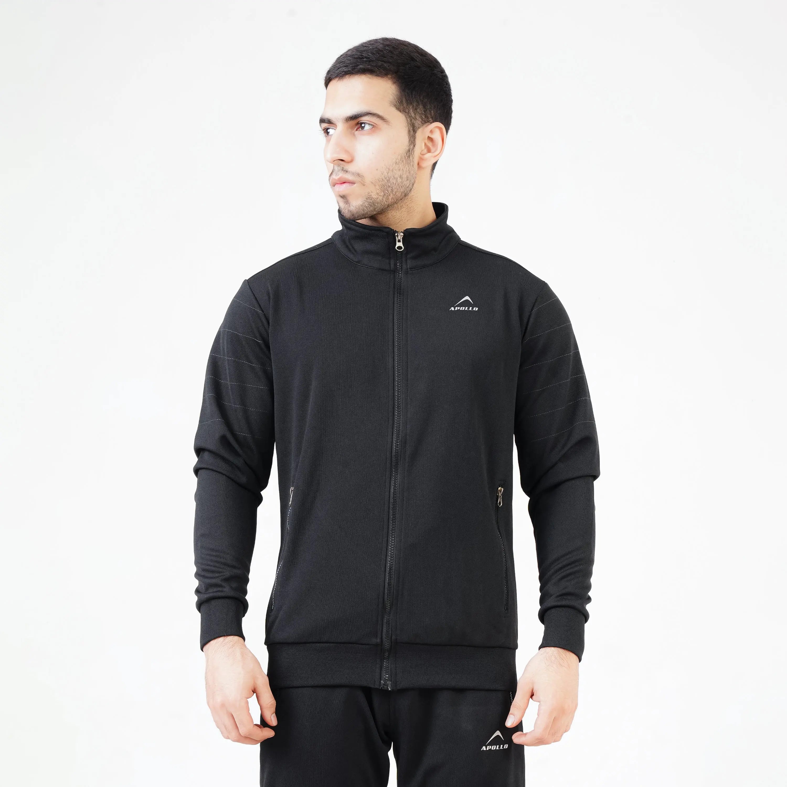 APOLLO Tracksuit Upper Men's – Knitted Speedo - Black 2411 100 100504 ...