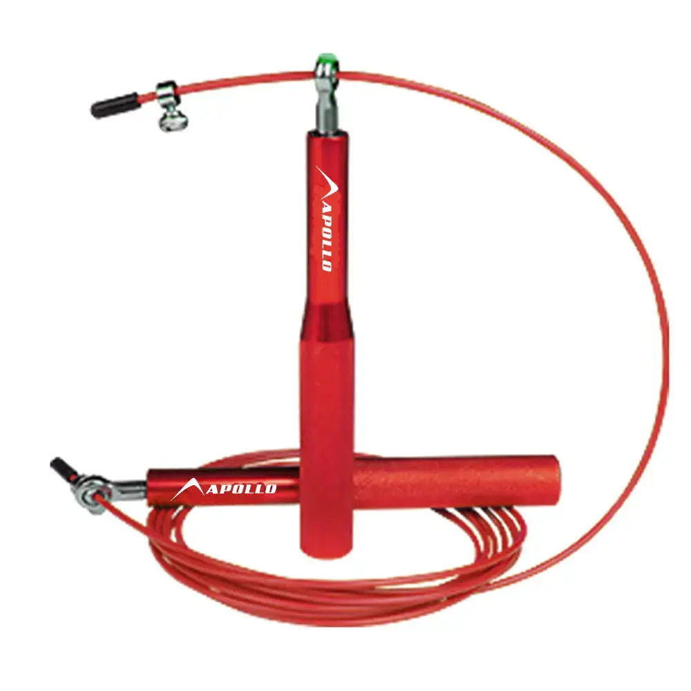 Apollo Speed Jump Rope - Adjustable Skipping Rope With Bag - Red 2456 ...