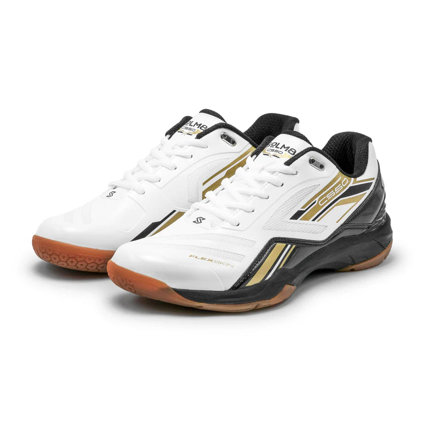 SOLM8 Badminton Shoes - All Court Shoes CS50 Black/White – Apollo Sports