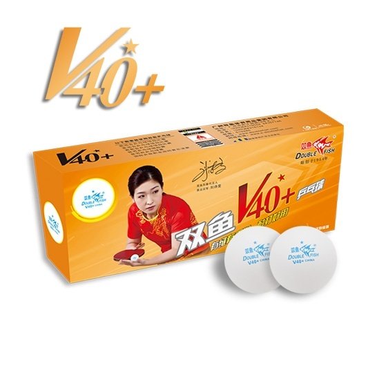 Double Fish Table Tennis Balls Premium V201F V40+ Volant 1-star - 10 P – Apollo Sports