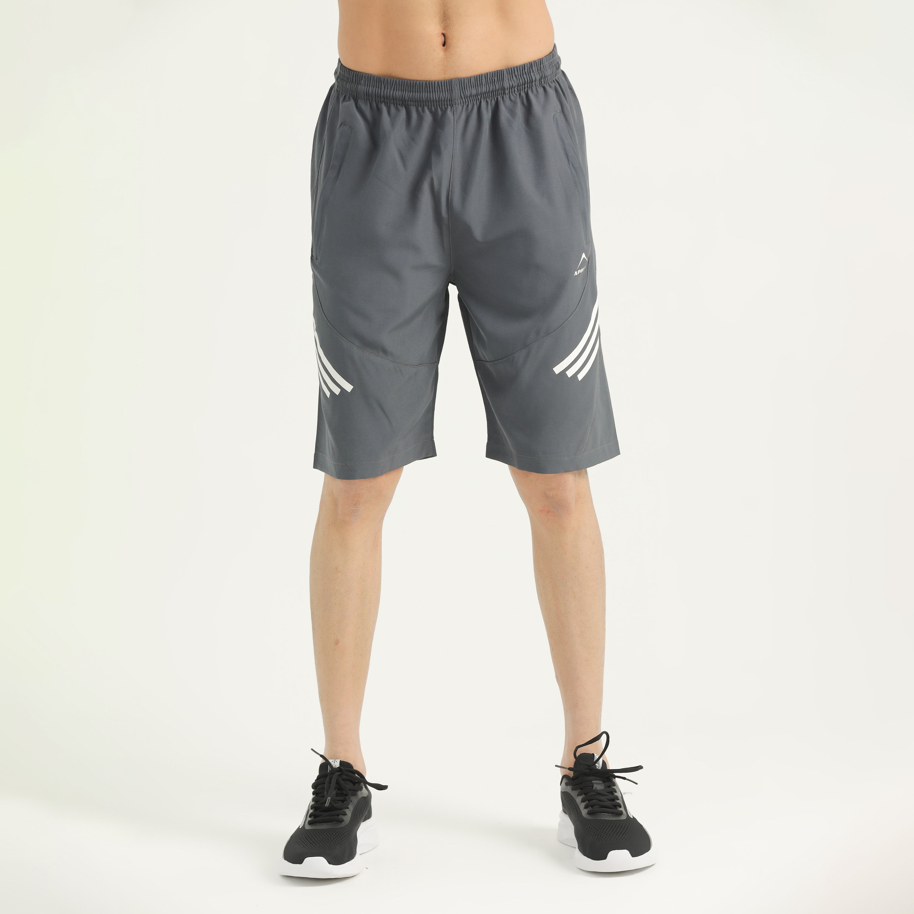 APOLLO Barmuda Shorts Mens - Micro Twill Polyester Dark Gray 2411 100 ...