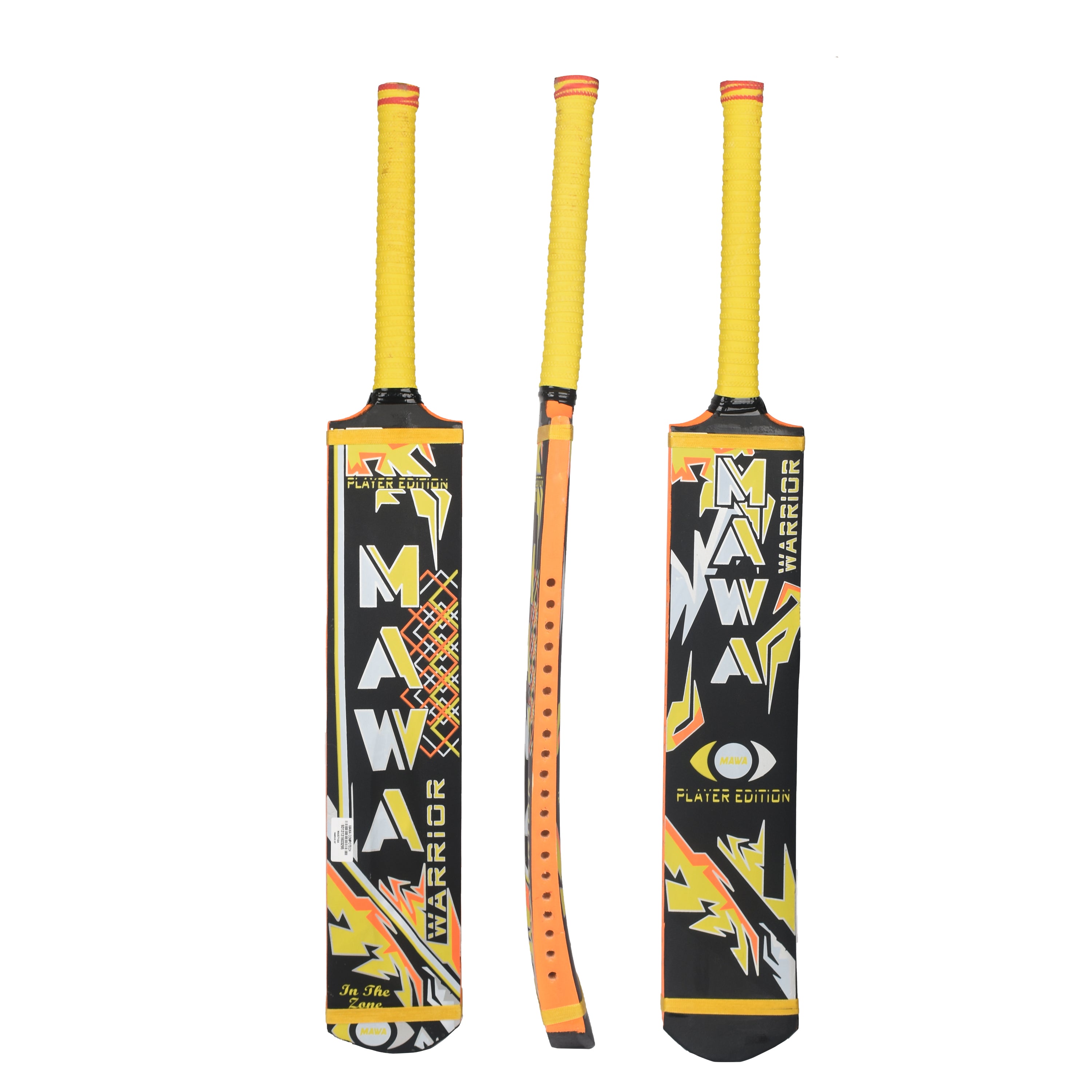 Mawa Cricket Tapeball Bat - Warrior Black – Apollo Sports