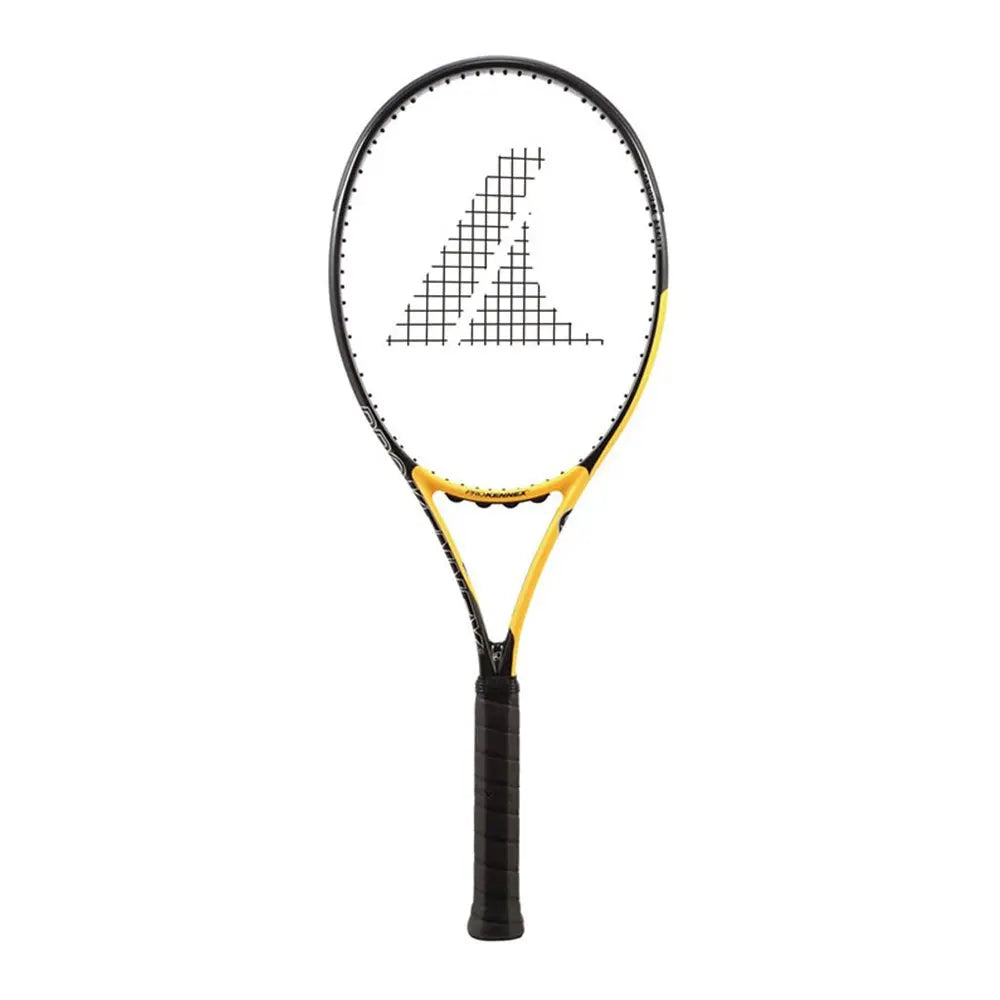 Prokennix Tennis Racket - Black Ace - 300G 27 Inch UnStrung Yellow/Bla ...