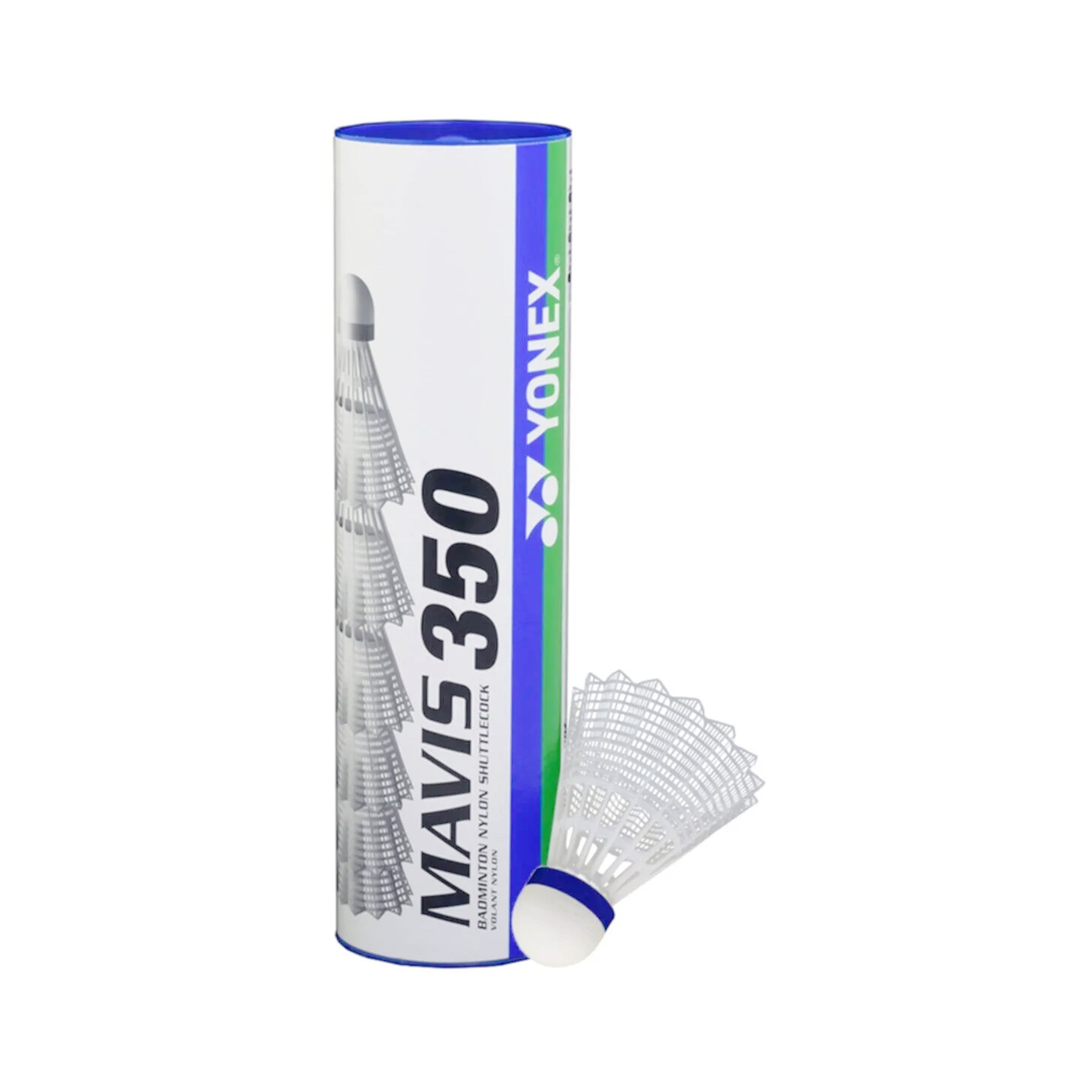 YONEX Badminton Shuttlecock - Mavis 350 Nylon 1PC White – Apollo Sports