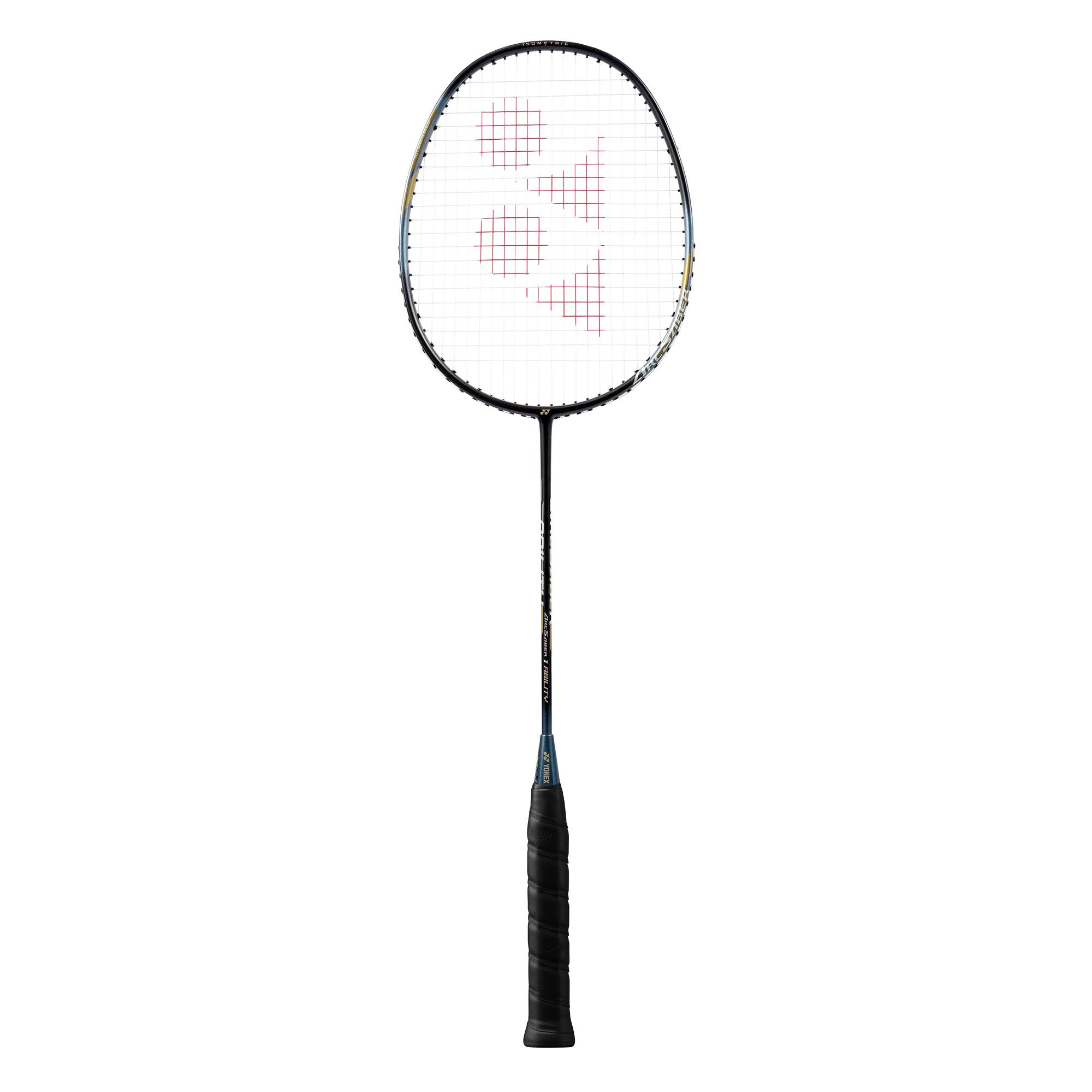 Yonex Badminton Racket - Arcsaber 1 Ability Graphite - Strung Black/Bl ...