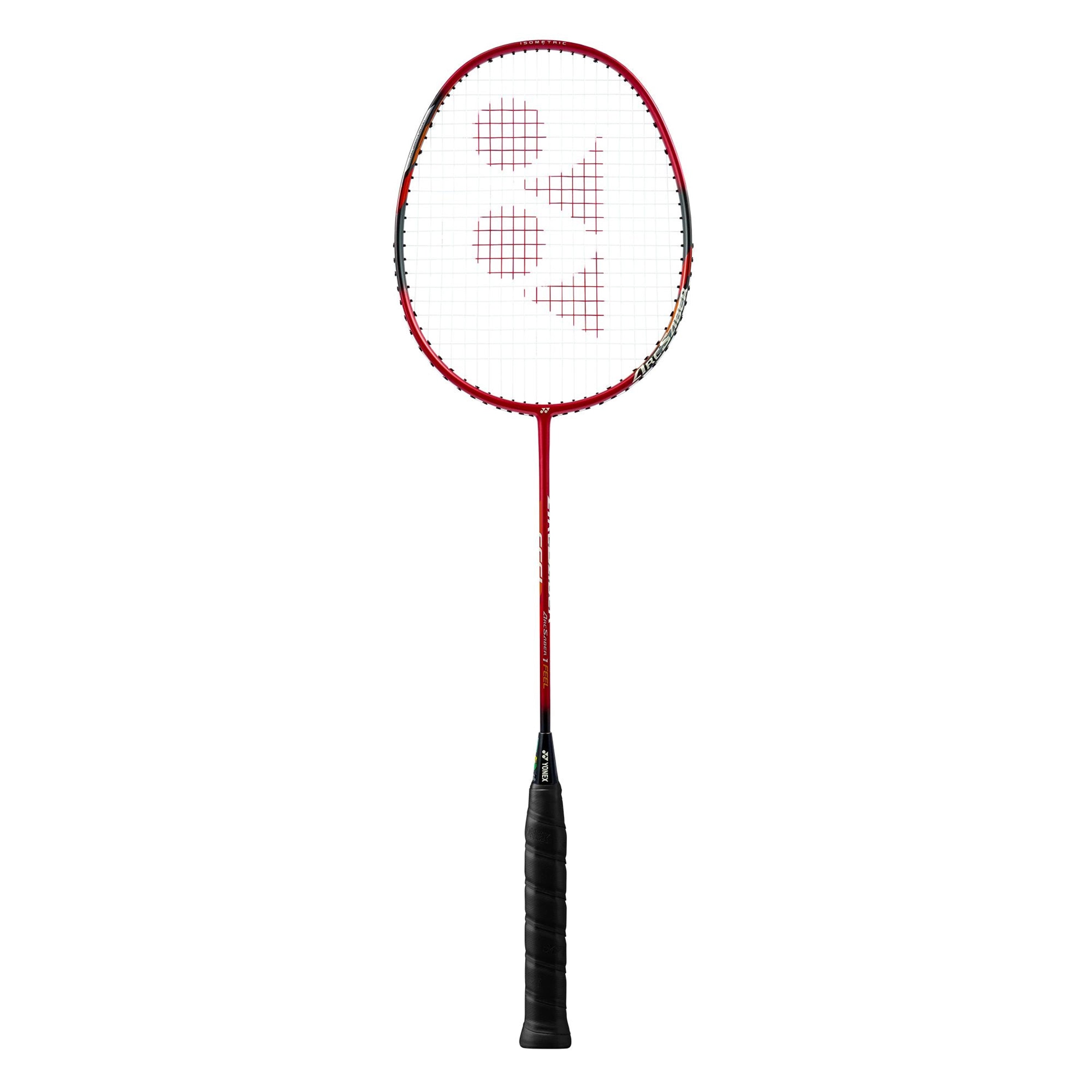 Yonex Badminton Racket - Arcsaber 1 Feel Graphite - Strung Red/Black ...