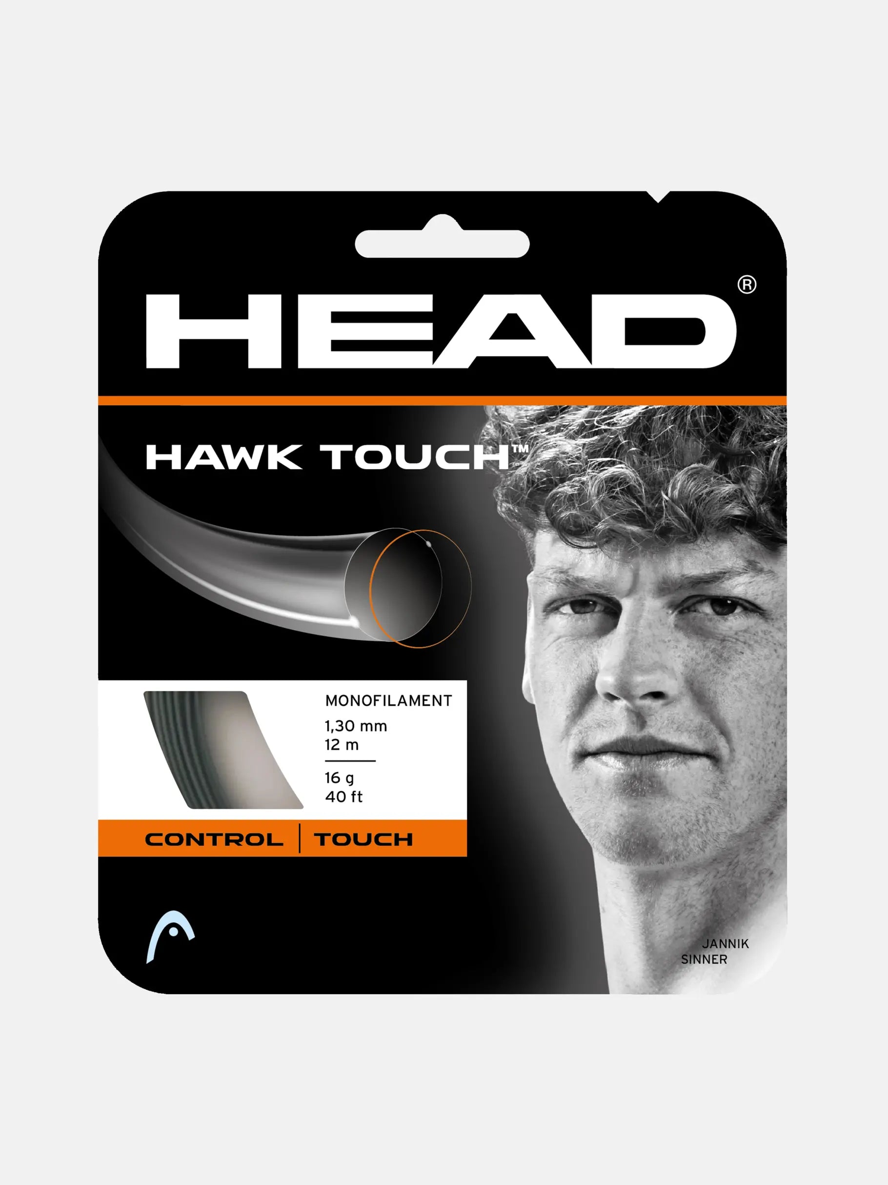 HEAD Tennis String - Hawk Touch 16gauge 12M Grey – Apollo Sports