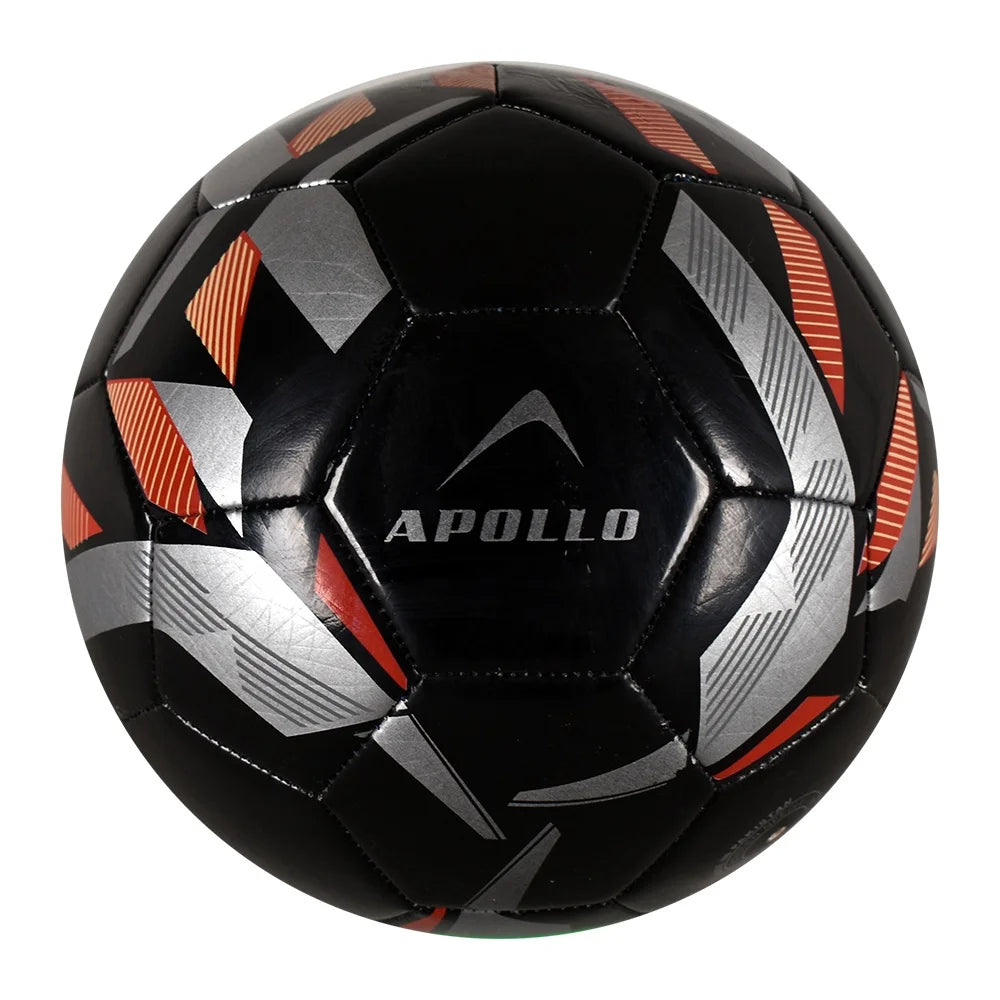 Apollo Football Machine Stitched Ball 2fumt3 - Black/gray – Apollo Sports