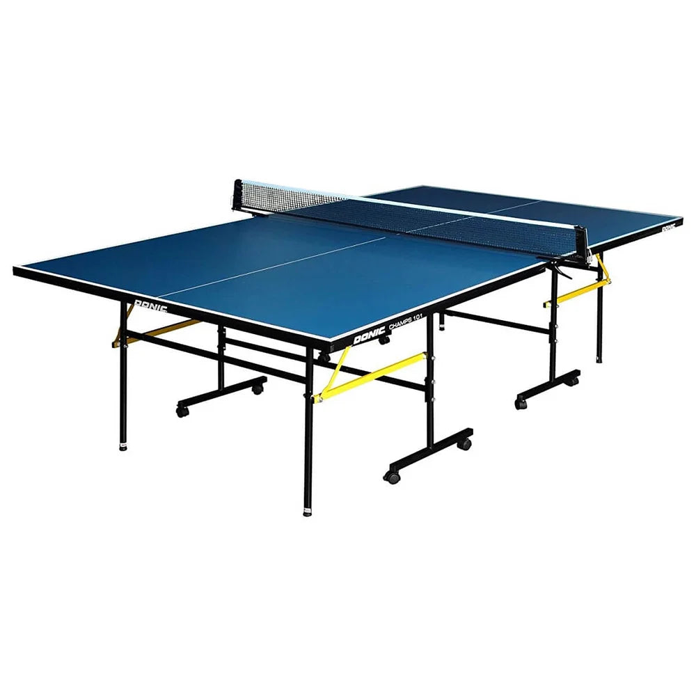 DONIC Table Tennis Table - Champ 101 16MM Top Two Pieces Foldable Move ...