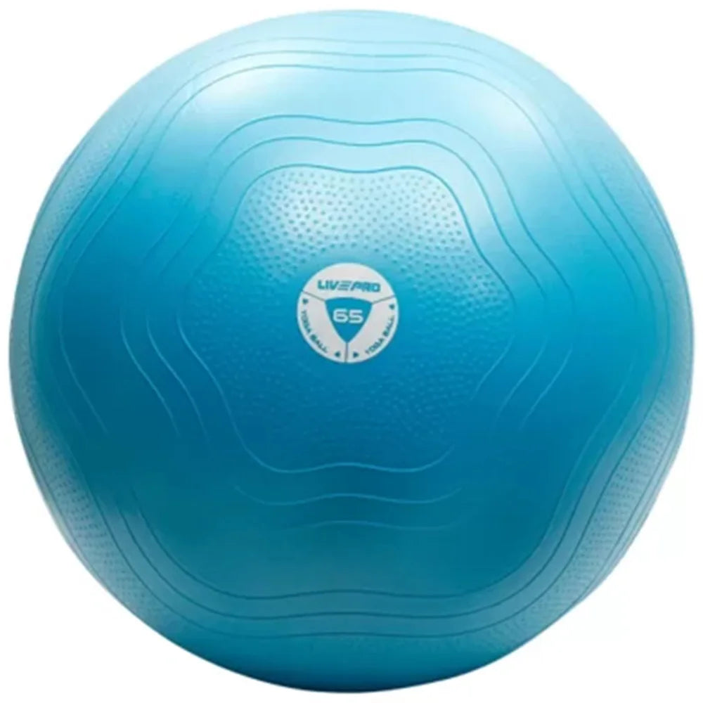 Livepro Gym Ball 65cm Anti Burst - Blue LP8201 – Apollo Sports